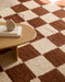 Checker Rug - Russet