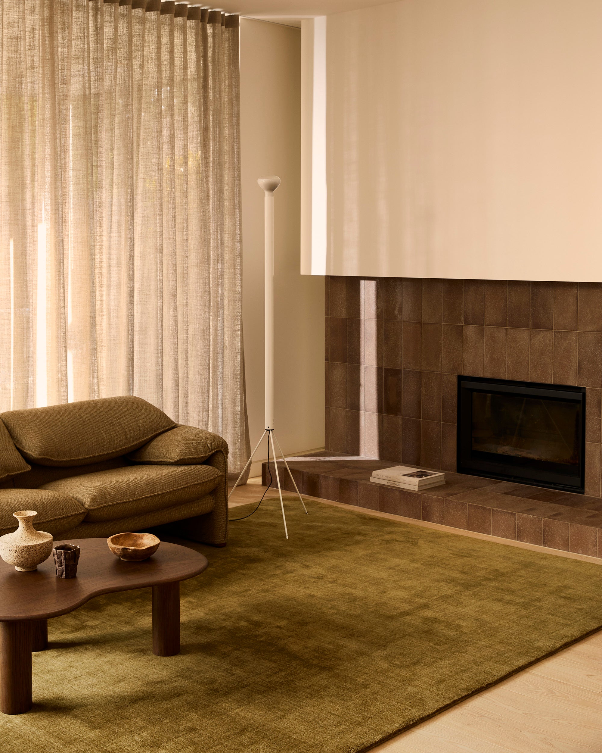 Lake Wool Rug - Moss