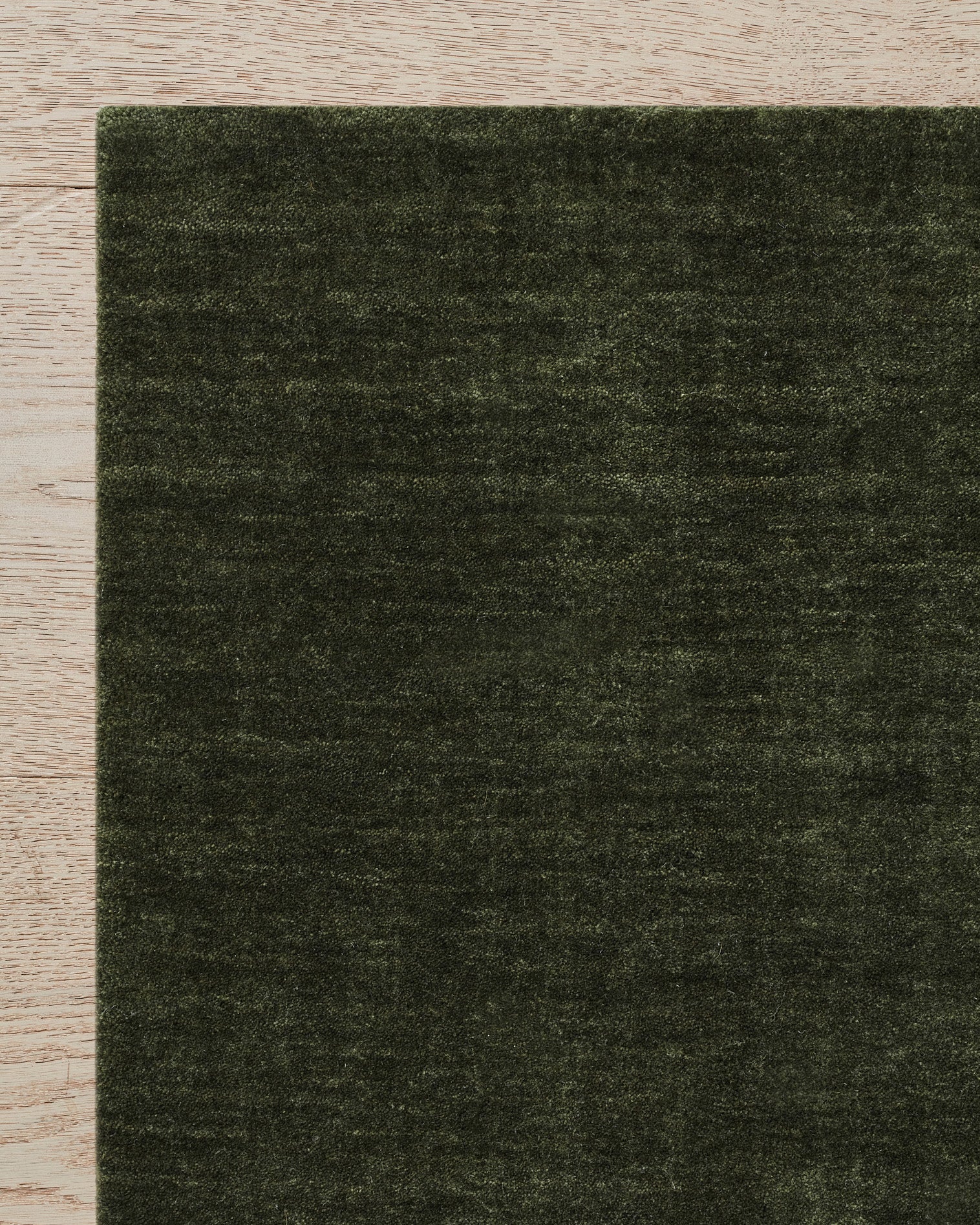 Lake Wool Rug Olive Green - Milk & Sugar