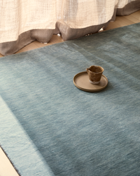 Lake Wool Rug - Steel Blue