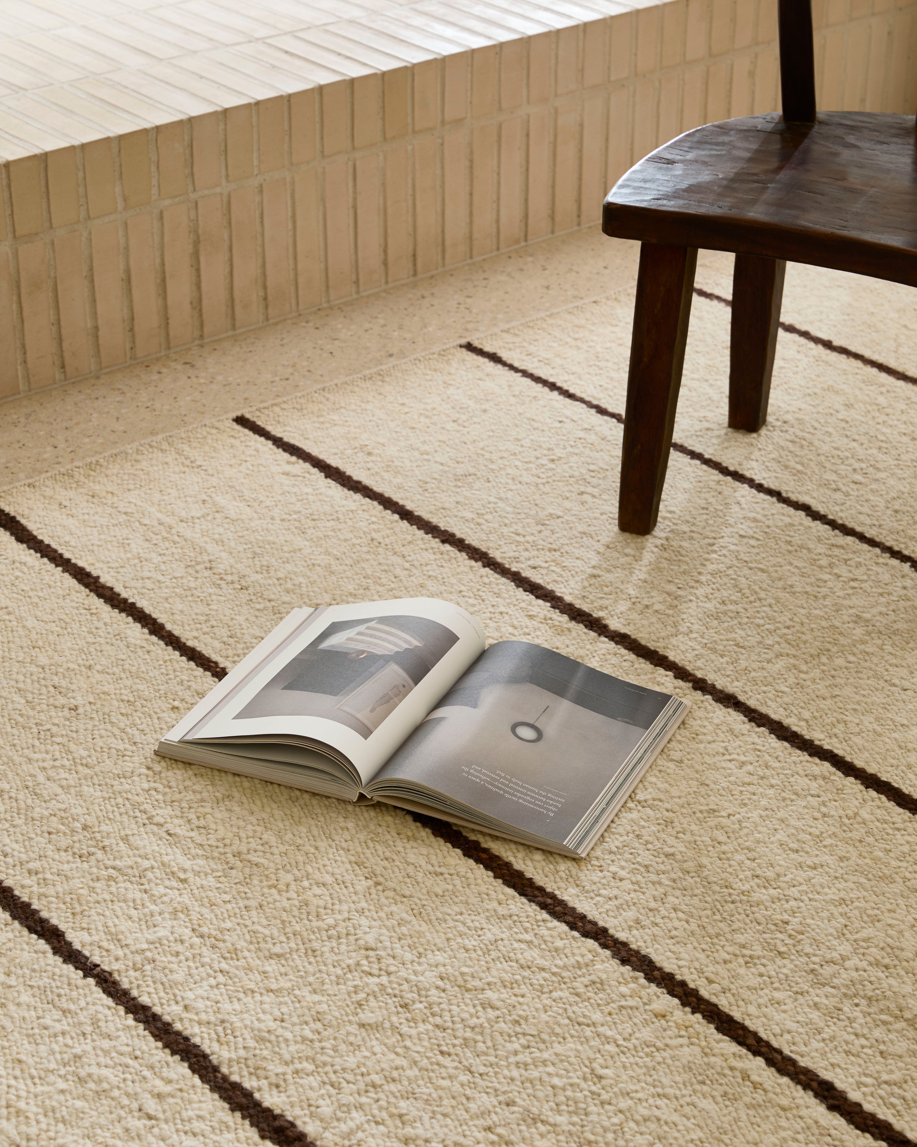 Oscar Rug Natural – Neutral Wool Flatweave | Milk & Sugar