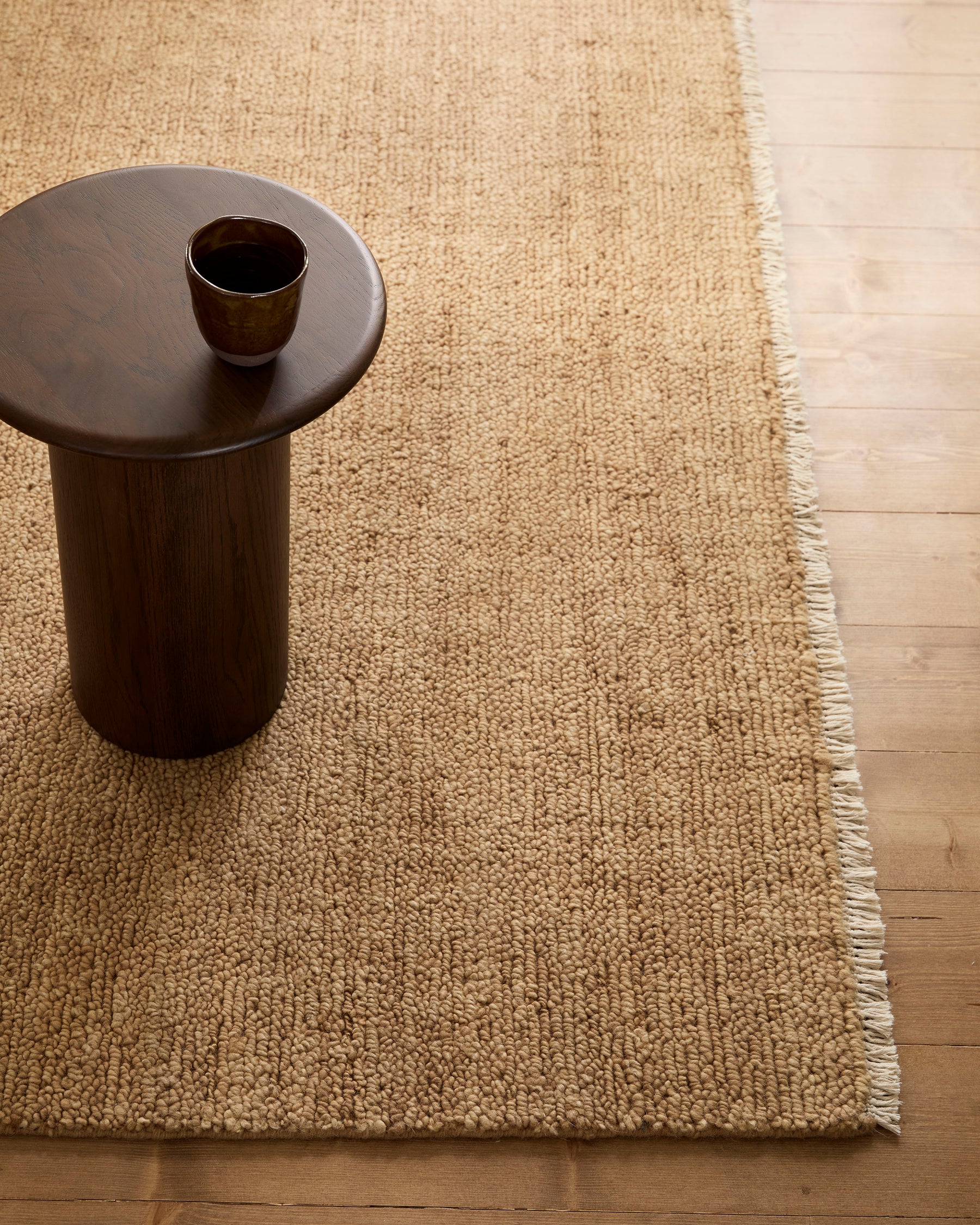 Raye Rug Mushroom – Hand-Loomed Wool Rug | Milk & Sugar