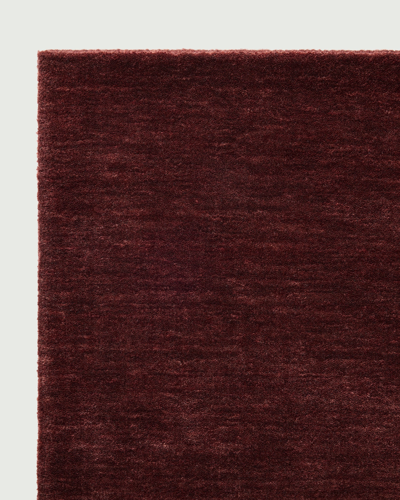Lake Wool Rug - Bordeaux