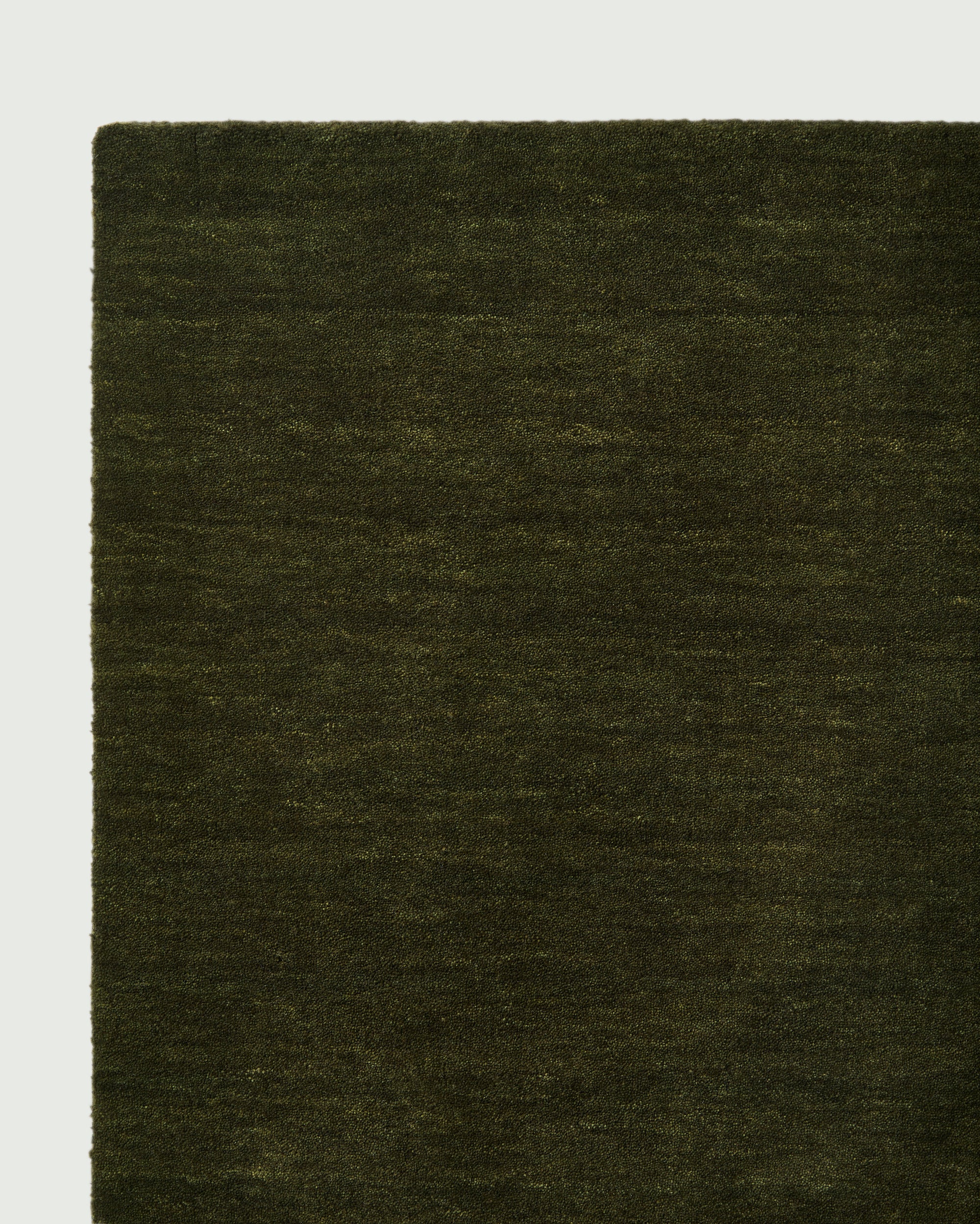 Lake Wool Rug - Olive Green