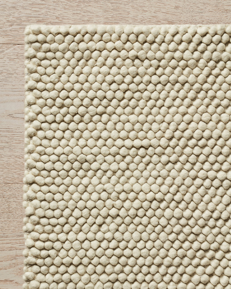 Pebble Rug Dusty White – Milk & Sugar