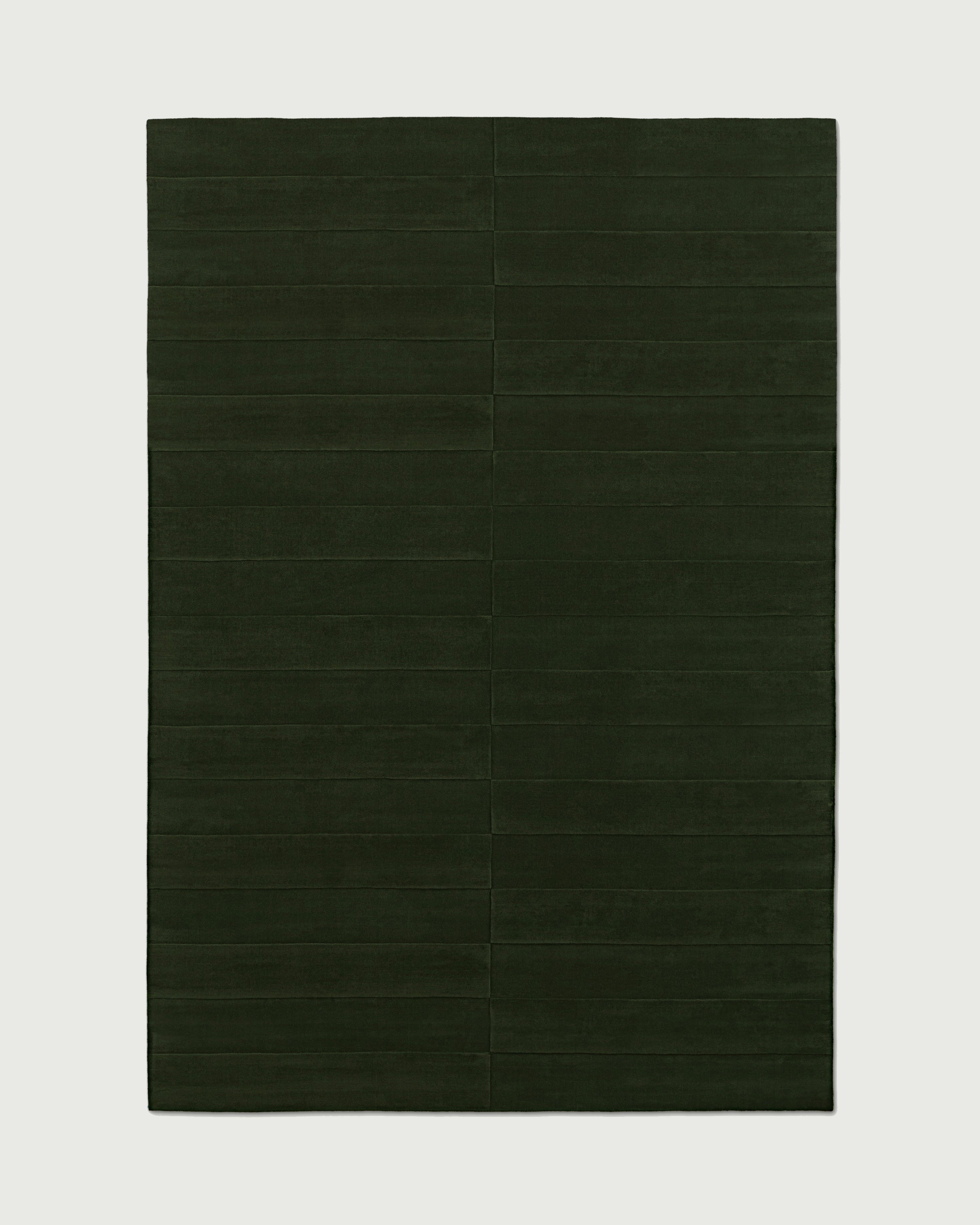 Trace Rug Emerald – Green Wool Rug | Milk & Sugar